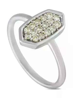 LB EXCLUSIVE 14k White Gold Diamond Ring - Silver