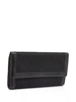 Dkny Pre-owned Textured-canvas Wallet