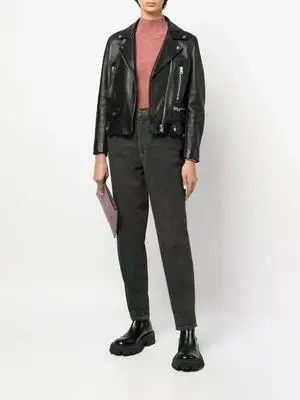 Moschino 1990s Tapered-leg Jeans