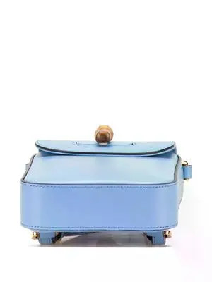 Gucci Mini Bamboo Top Handle Satchel - Blue