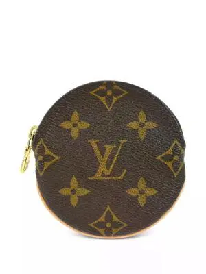 LOUIS VUITTON 2006 Round Coin Purse - Brown