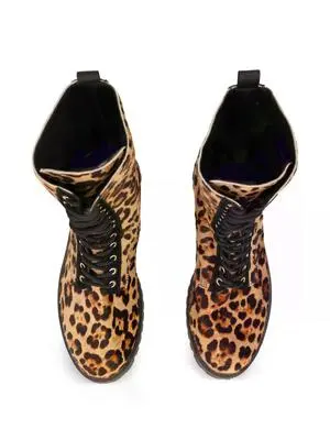 Moschino 35mm Leopard-print Boots