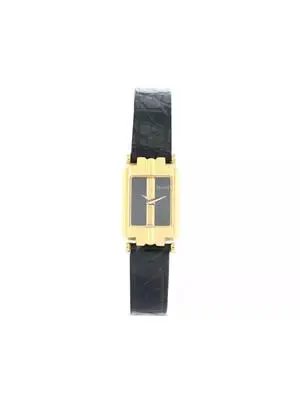 PIAGET 1970 Vintage 18k Yellow Gold Timepiece - Black