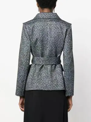 Givenchy 2000 4g-pattern Belted Jacket