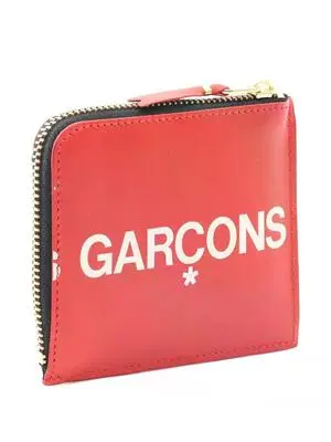 Comme Des Garçons 2020s Logo Leather Wallet - Red