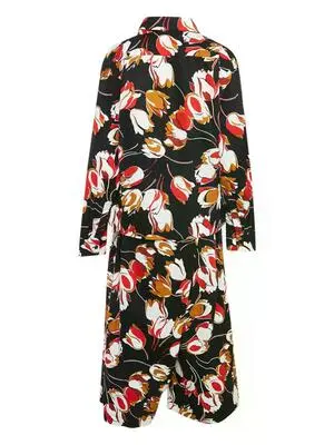 Marni Floral-print Long-sleeve Blouse