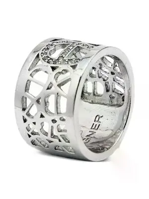 AIGNER 2024 Crystal Logo Ring