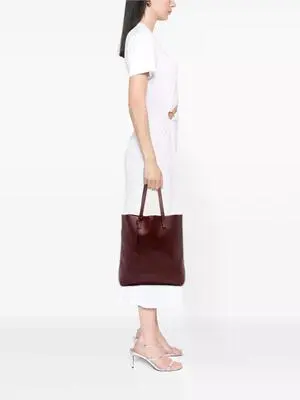 Saint Laurent 2018 Leather North South Shopper Tote Bag