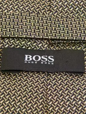 BOSS Textured Weave Tie - Neutrals