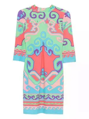 Emilio Pucci 2000s Geometric-print Dress