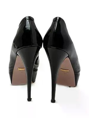 Gucci 135mm Leather Pumps - Black