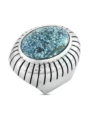 KING BABY STUDIO Sterling Turquoise Signet Ring