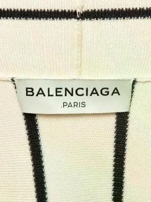 Balenciaga Striped Button-up Cardigan