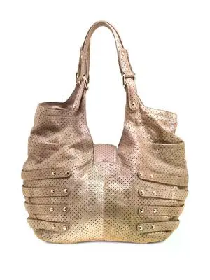 JIMMY CHOO Perforated Buckle Bag