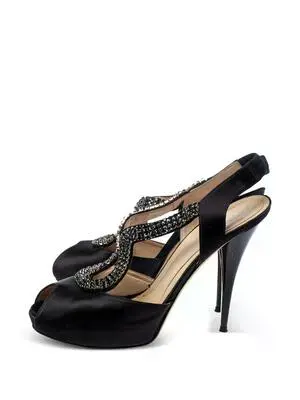 Fendi 120mm Crystal-embellished Sandals