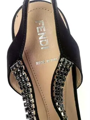 Fendi 120mm Crystal-embellished Sandals