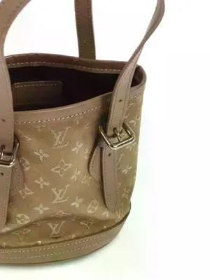 LOUIS VUITTON 2001 Little Bucket Handbag - Brown