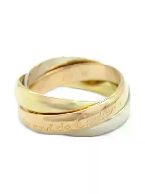 CARTIER 2010s 18k Yellow Trinity Ring