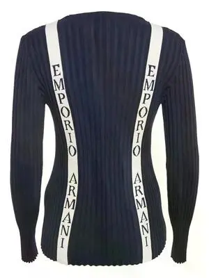 Emporio Armani Ribbed Logo Jumper