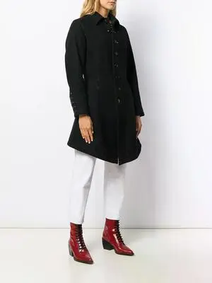 JEAN PAUL GAULTIER Military Style Wool Blend Coat