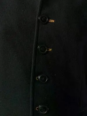 JEAN PAUL GAULTIER Military Style Wool Blend Coat