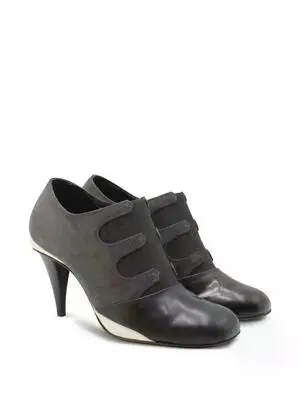Fendi Suede Panelled Ankle Boots
