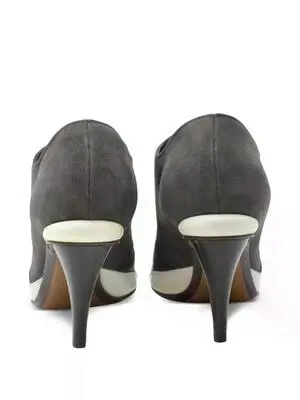 Fendi Suede Panelled Ankle Boots