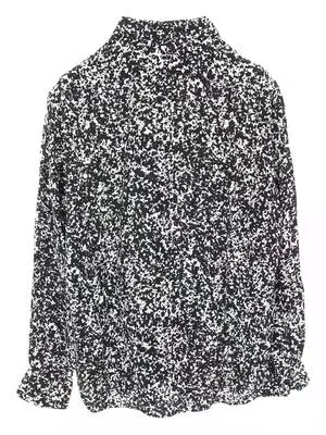 Celine 2010s All-over-pattern Long-sleeve Shirt