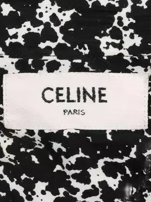 Celine 2010s All-over-pattern Long-sleeve Shirt