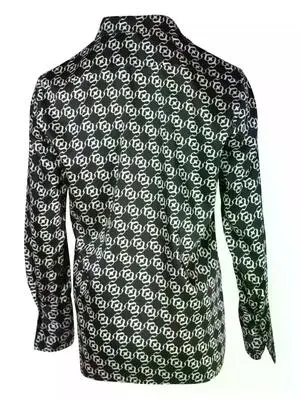 Sandro Chain-print Long Sleeve Shirt