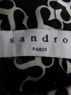 Sandro Chain-print Long Sleeve Shirt