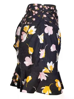 SELF-PORTRAIT Floral-print Mini Skirt