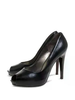 FERRAGAMO 115mm Leather Pumps