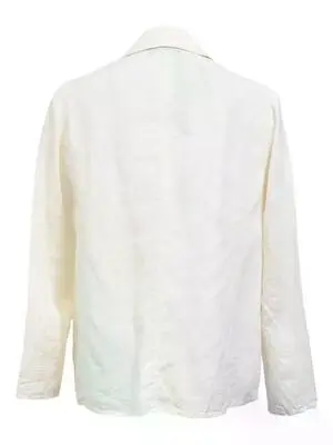 MAX&CO. Buttoned Linen Blazer
