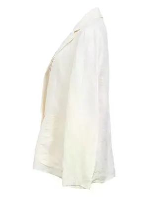MAX&CO. Buttoned Linen Blazer