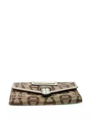 AIGNER Pre-owned Monogram Clasp Wallet