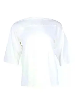 Hermès Boat-neck Cotton T-shirt - White