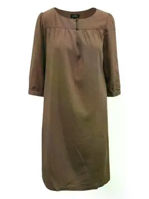 A.p.c. Belted Cotton Midi Dress