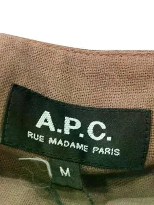 A.p.c. Belted Cotton Midi Dress