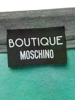Moschino Panelled Tweed Midi Skirt