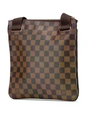 LOUIS VUITTON 2010 Damier Ebene Brooklyn Pochette