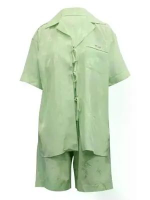 ALEXANDER WANG Jacquard Pajama Set - Green