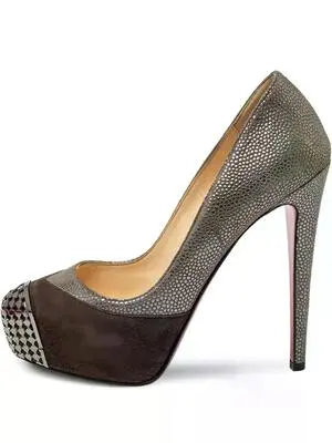 CHRISTIAN LOUBOUTIN Panelled Platform Pumps
