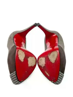 CHRISTIAN LOUBOUTIN Panelled Platform Pumps