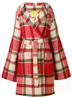 JC DE CASTELBAJAC Ko And Co Checkered Coat