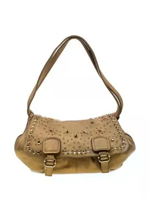 Sonia Rykiel Paris Studded Leather Shoulder Bag