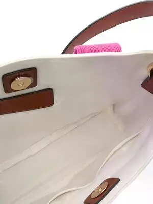 Chloé Canvas Tote Bag - White