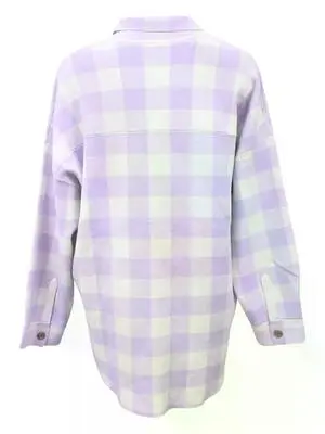 Maje Michael Checkered Flap-pocket Shirt Jacket