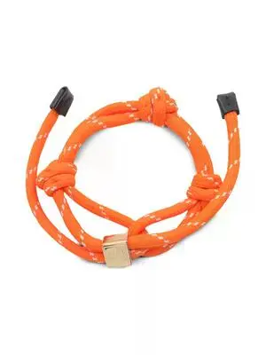 Miu Miu Logo-plaque Bracelet - Orange