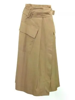 Vince High-waisted Belted Skirt
